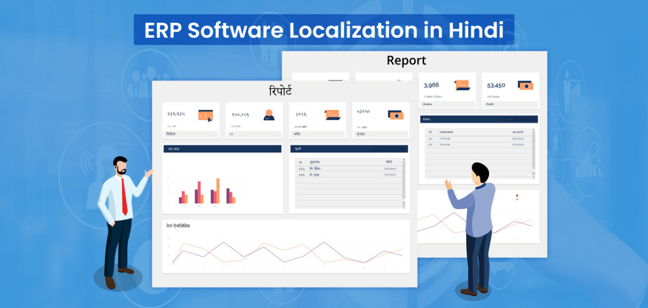 ERP Software Localization in Hindi - Case study - Fidelsoftech Case studies